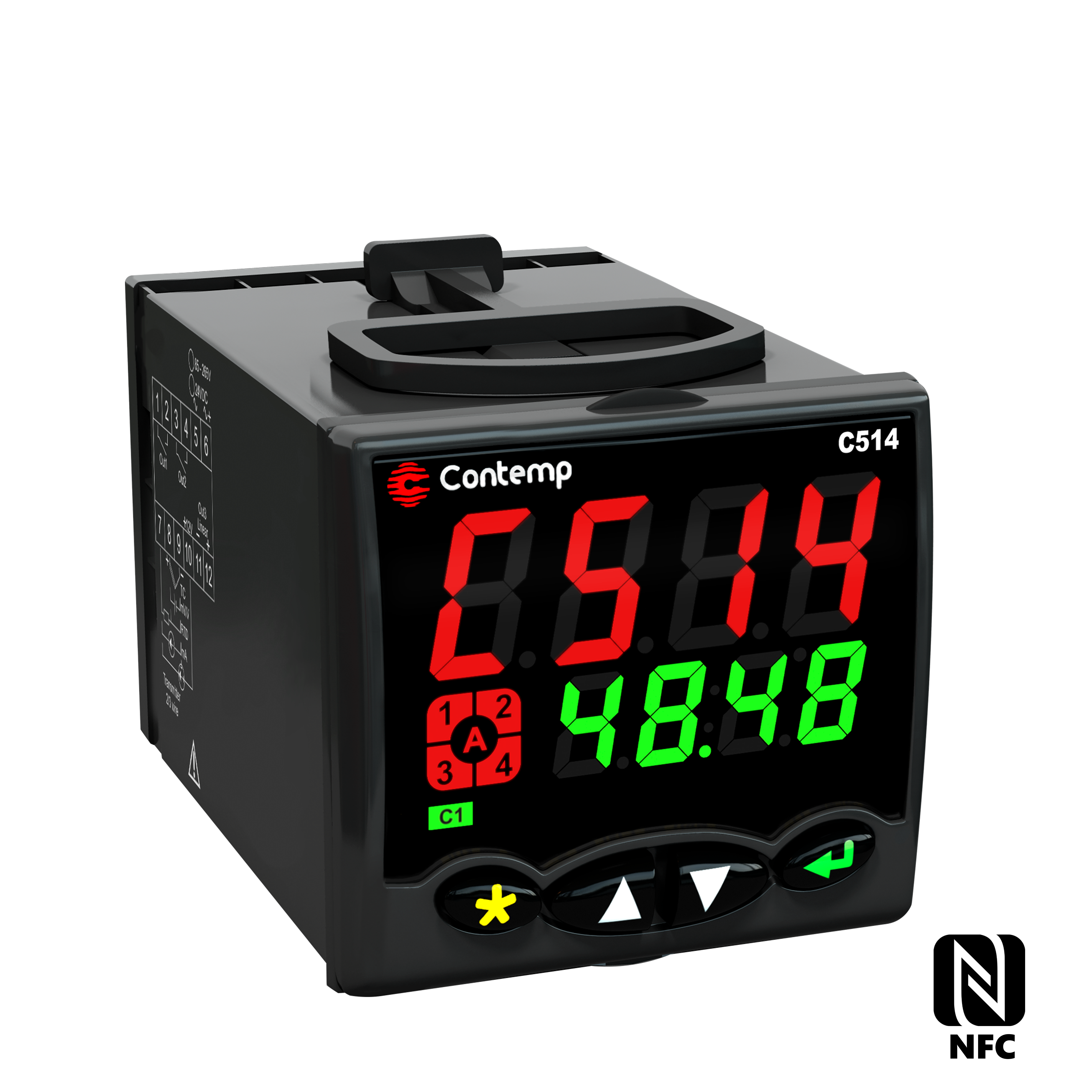 CONTROLADOR DE TEMPERATURA E PROCESSOS - C514